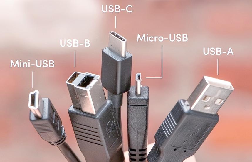 数据线接口种类图标