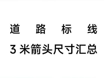 3米箭头尺寸标准尺寸图标