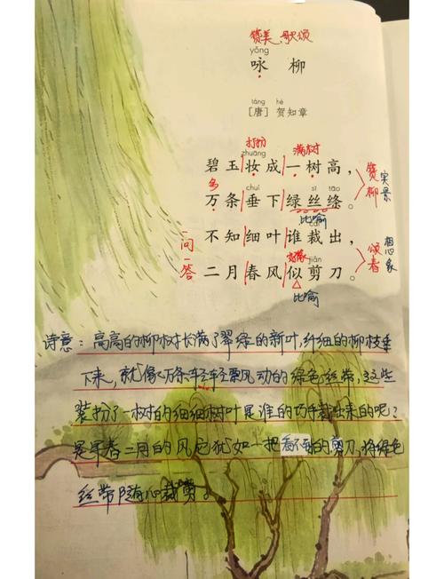 杨柳依依对应的诗句图标