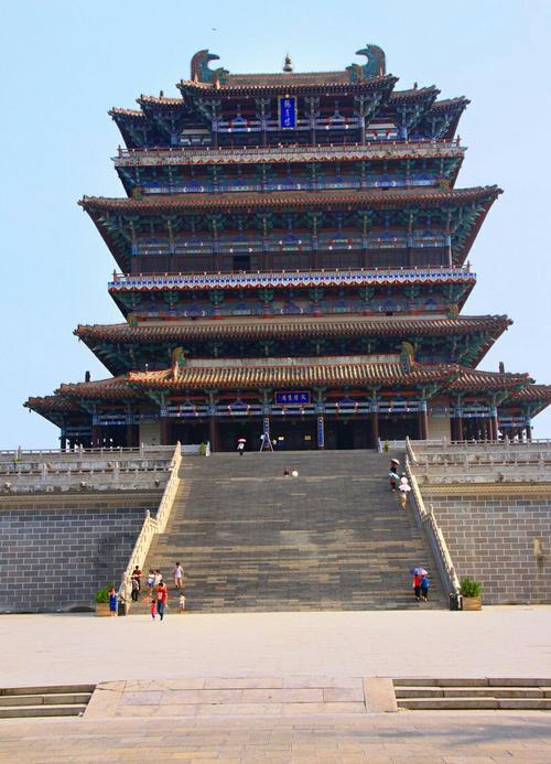 山西的鹳雀楼图标