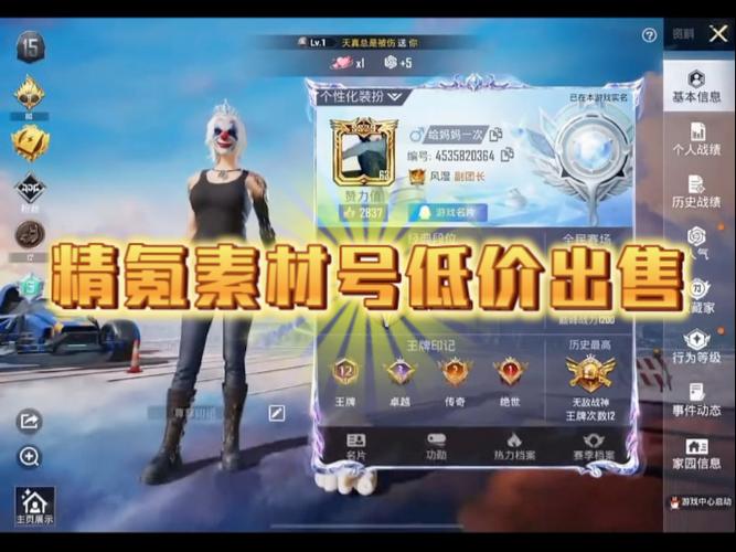 和平精英土豪号账号大全图标