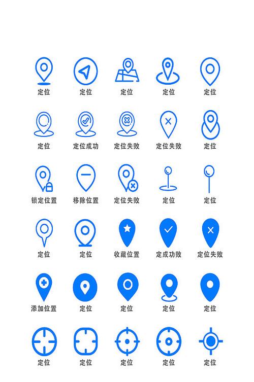 手机定位图标一直闪图标