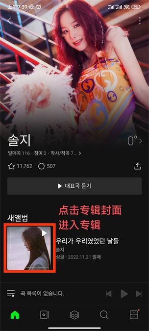 免费听韩国歌曲的软件截图