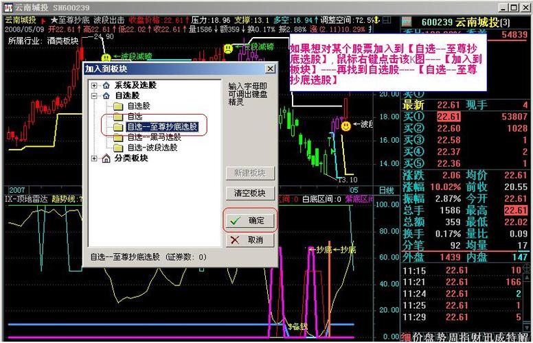 查看自选股图标