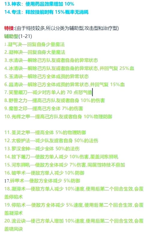 梦幻西游手游特技怎么获得图标
