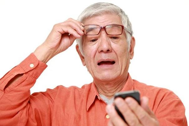 手机字体大小对眼睛的影响图标