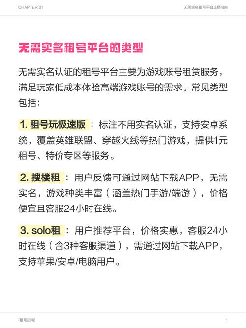 不需要实名认证的租号平台图标