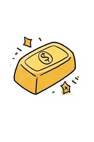 金子简笔画图标