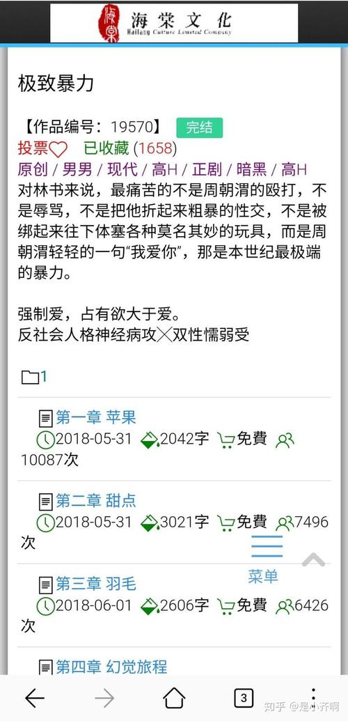 海棠线上文学城最新章节