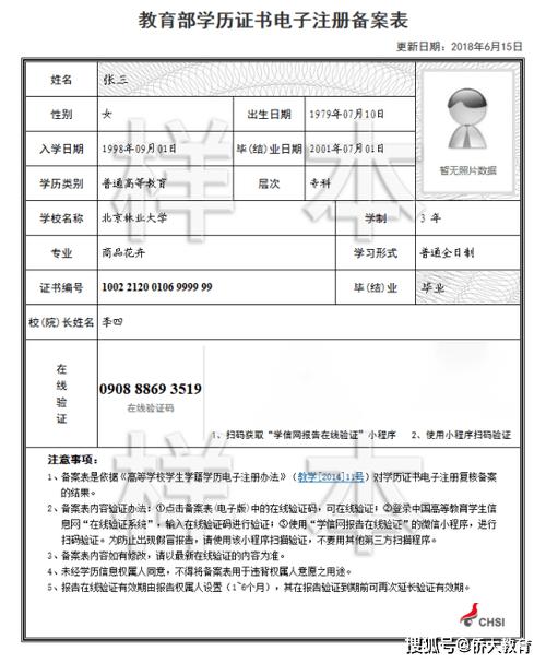 学籍学历在线验证报告图标