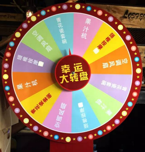 转盘上的创意摆台图片图标