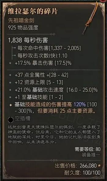 暗黑2重制版暗金打孔图标