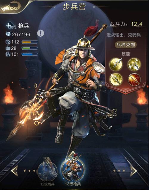 乱世王者最强枪兵组合图标