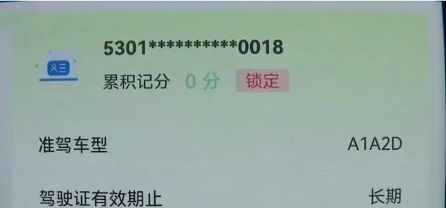 驾驶证锁定一般多久结束图标