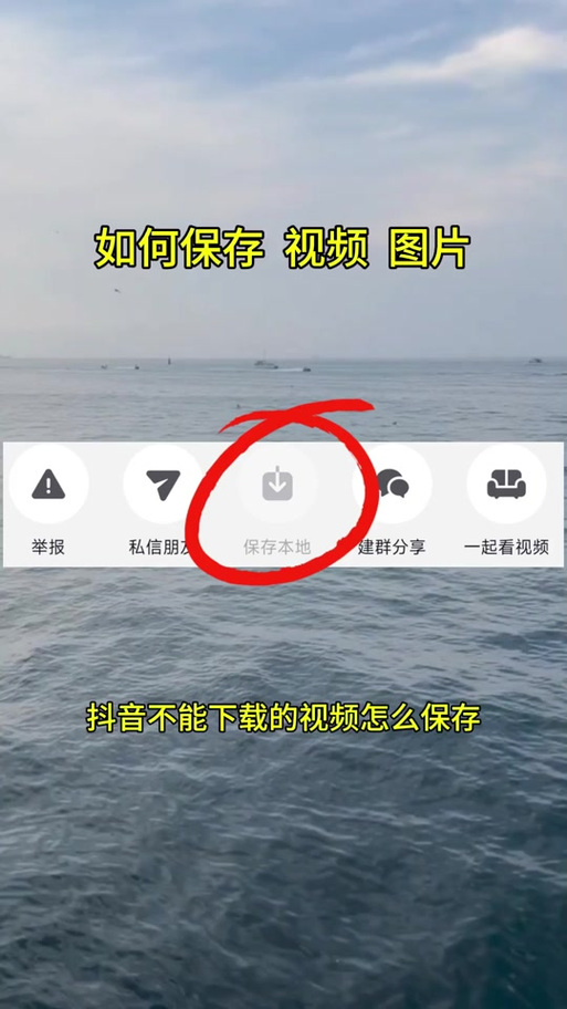 抖音保存视频到相册图标
