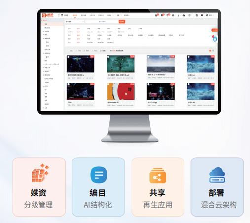 媒体资源管理系统截图