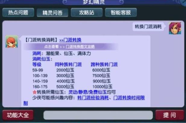 梦幻西游转门派多少钱图标