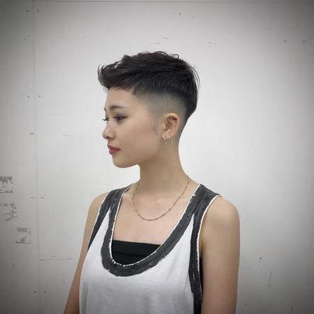 清爽短头发女图标