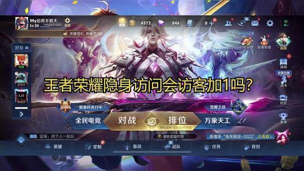 王者隐身访问访客会增加吗图标