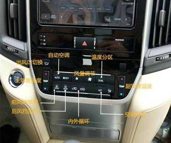 陆地巡洋舰中控说明书
