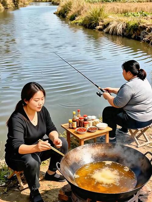 一边钓鱼一边干什么截图