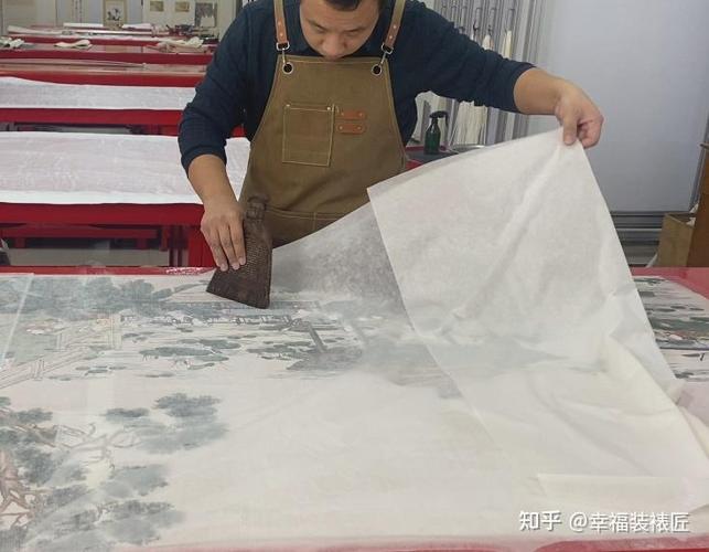 书画装裱胶膜的用法视频图标