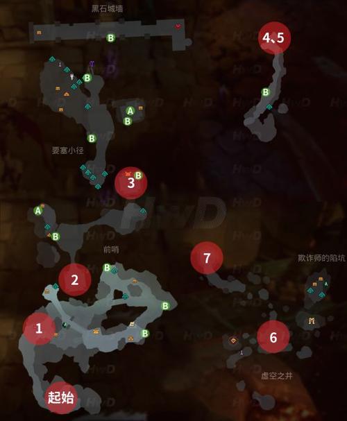 暗黑血统7个碎片位置图标