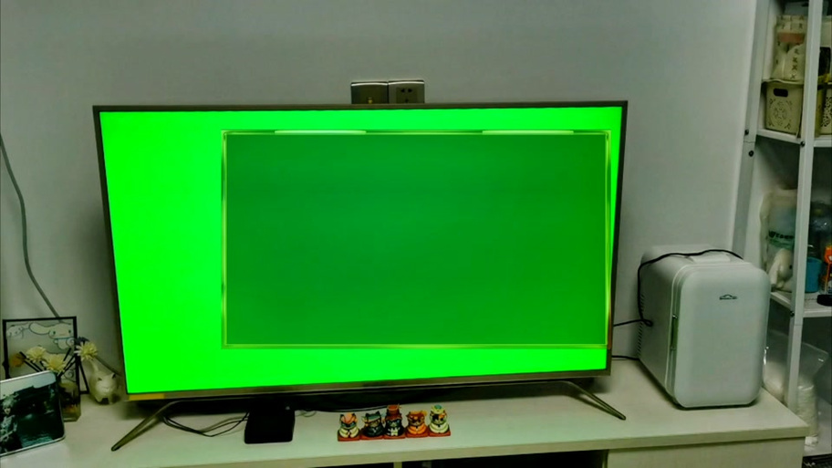 一体机各种颜色闪烁截图