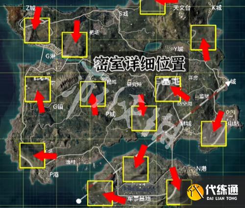 密室位置和平精英图标
