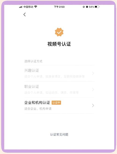 视频号认证图标