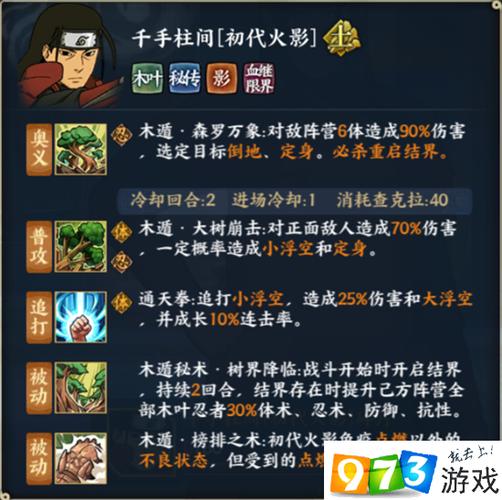 千手柱间连招图标