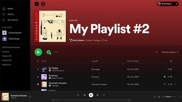 spotify网页版注册截图