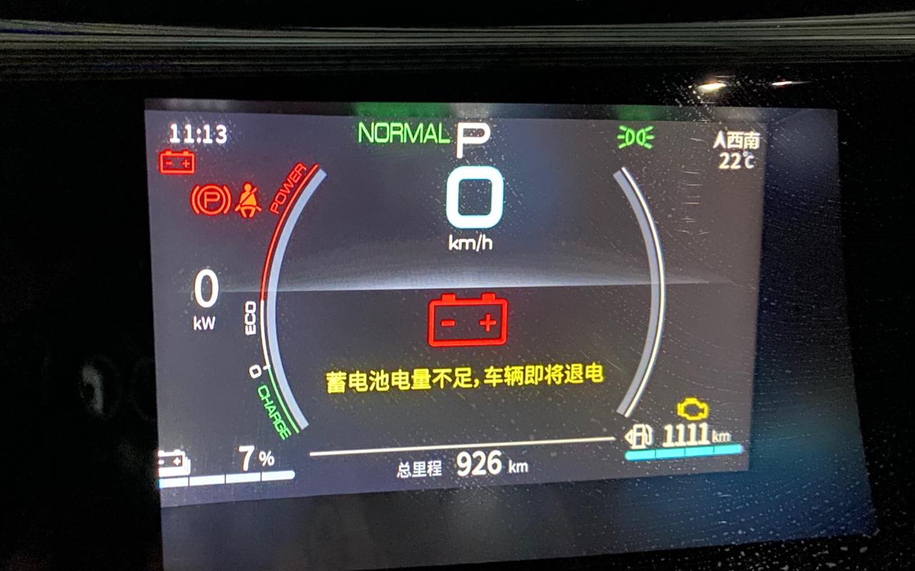 电动车刚充满电量不足图标