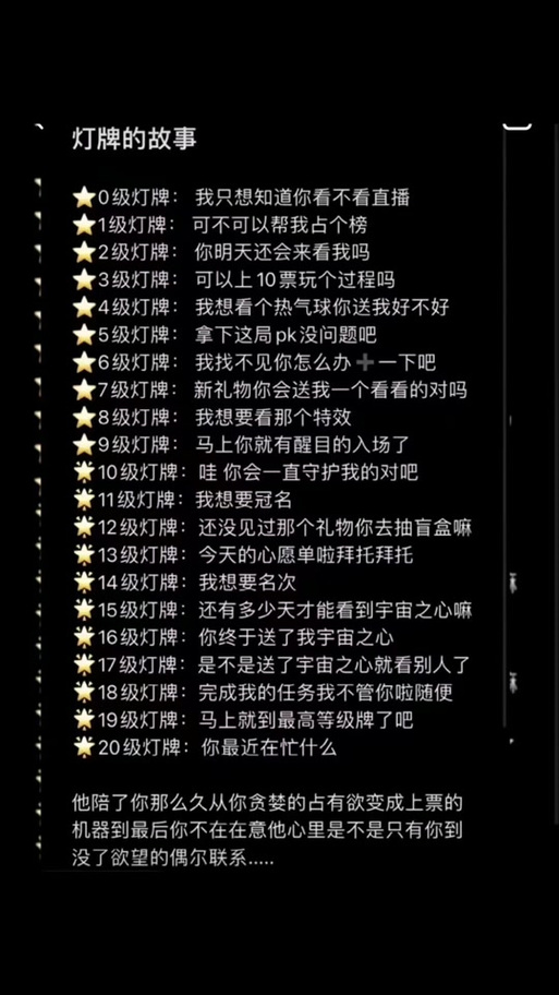卡灯牌是什么意思