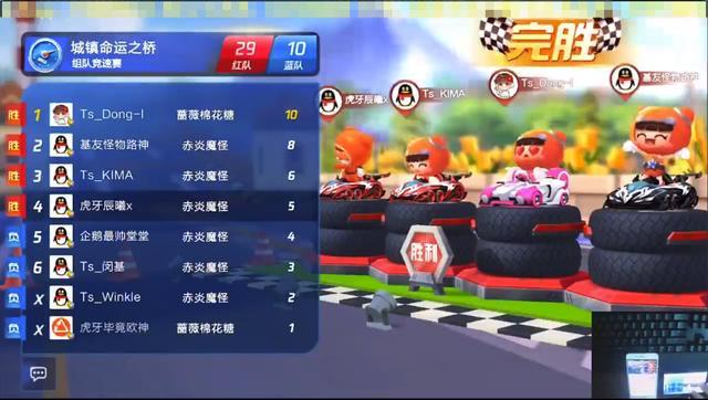 跑跑卡丁车晨曦比赛截图