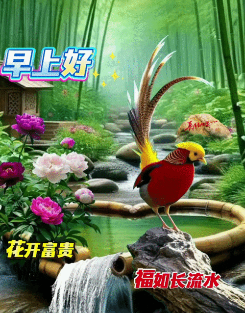 最新祝福健康早上好语图标