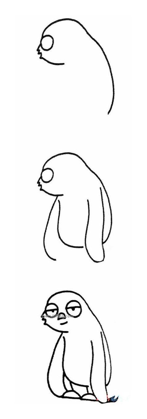 疯狂动物城树懒简笔画图标