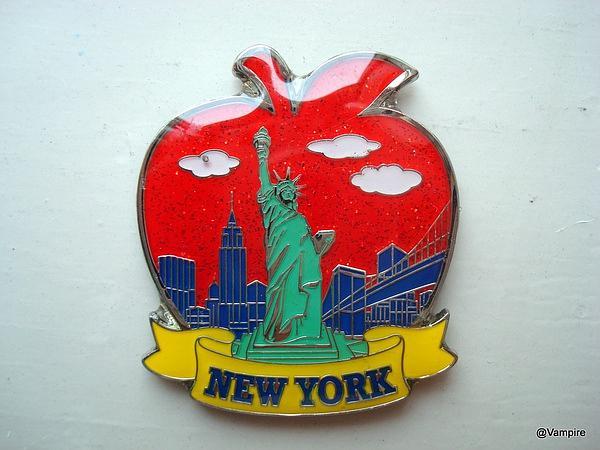 Big Apple的著名景点图标