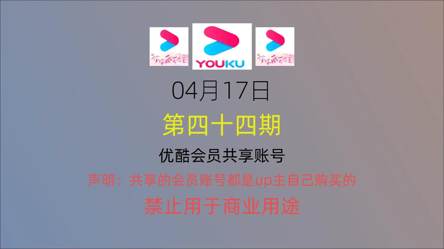 优酷会员可以登陆几个账号图标
