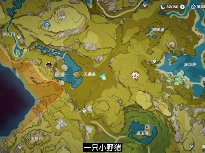 原神哪里野猪最多