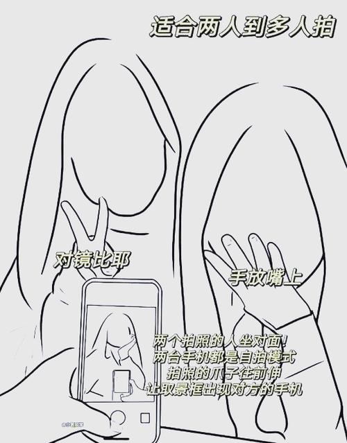 闺蜜头像卡通一人一半图标