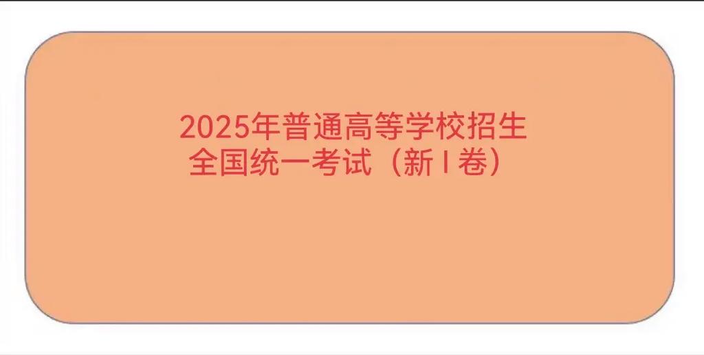 2025数学新高考一卷图标