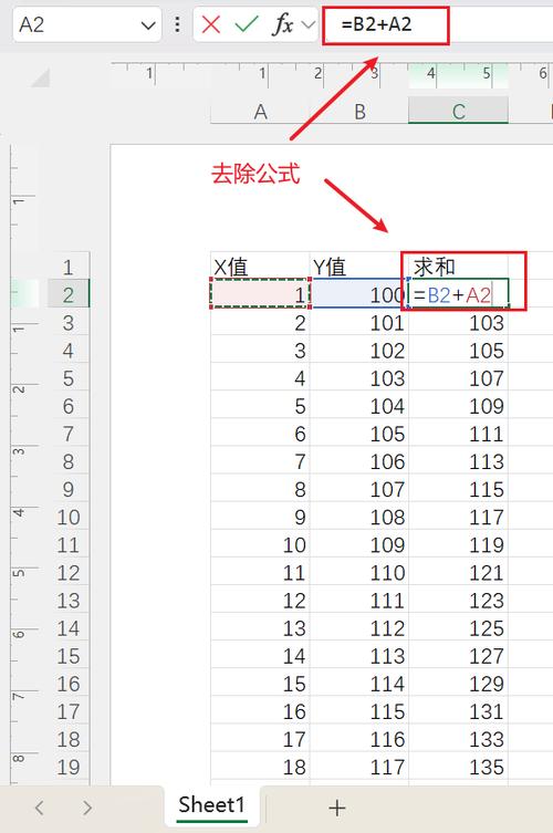 怎么去除公式保留数据图标