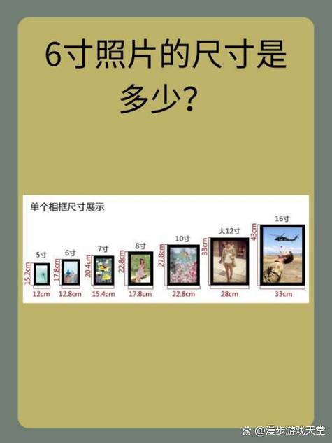 5寸和6寸照片实物对比图标