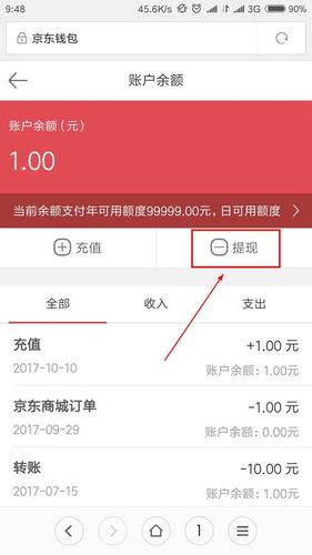 京东账户余额怎么提现图标