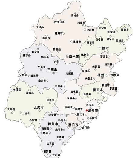 福建省地图图标