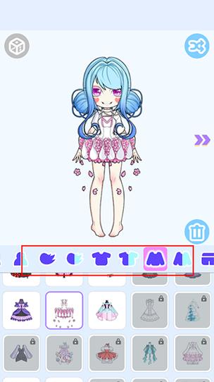 魔幻女孩换装中文版特色截图