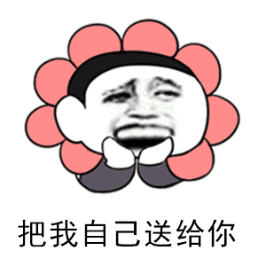 把我自己送给你表情包图标