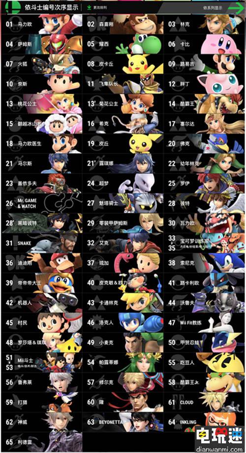 switch大乱斗全人物存档图标