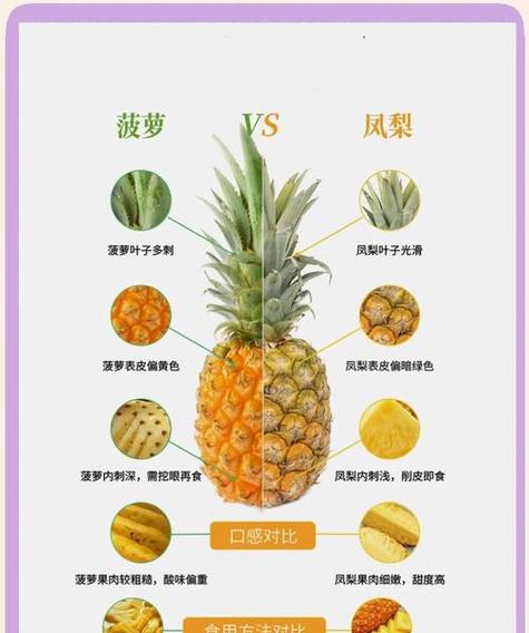 凤梨 菠萝 区别图标